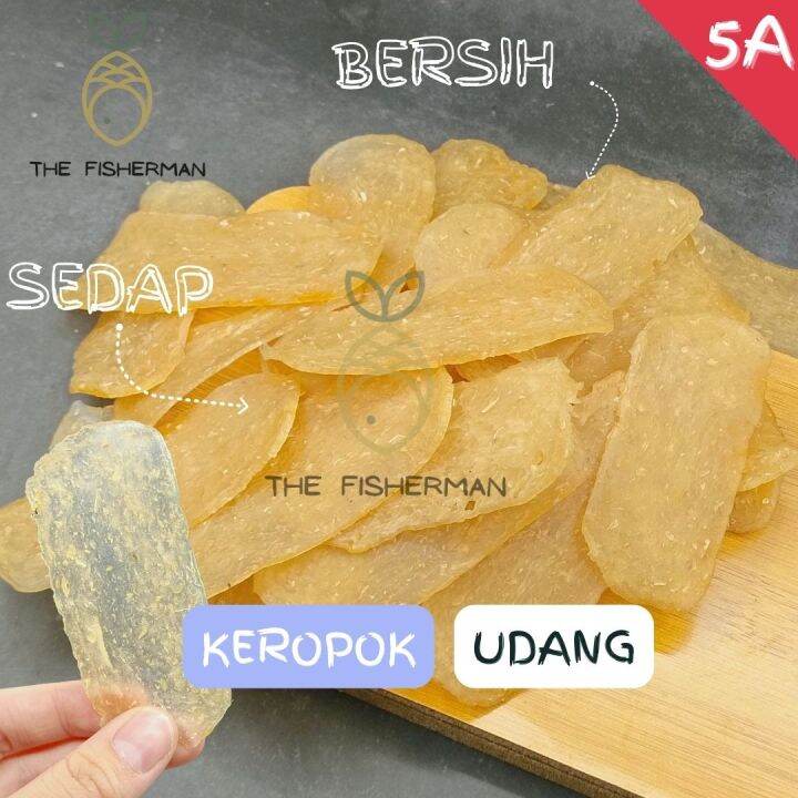 Keropok Udang Mentah Sungai Udang Viral (250G) Famous Shrimp Cracker ...