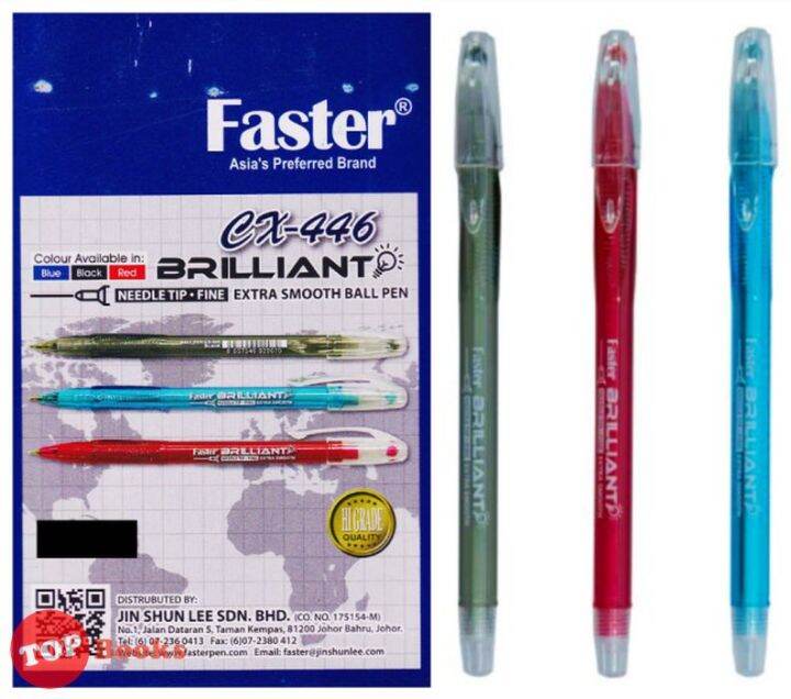 [TOPBOOKS Faster] Brilliant Ball Pen CX446 | Lazada