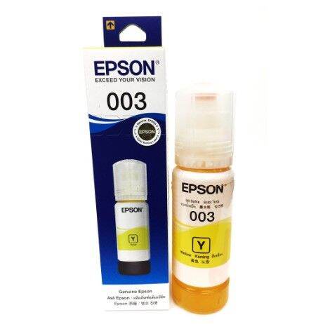 หมึกเติม Epson 003 รุ่น T00V100 หมึกแท้ 100% Original สีเหลือง Y ...