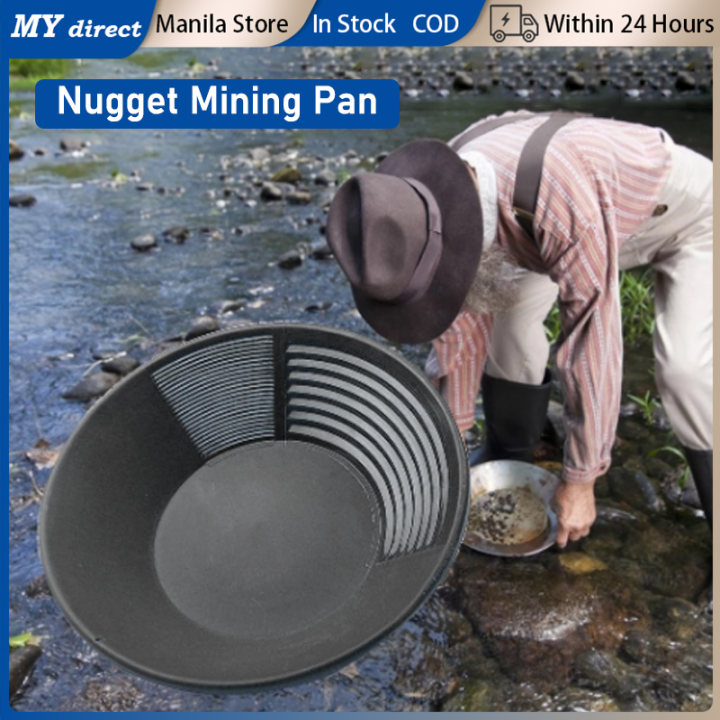 Plastic Gold Pan Basin 14 inch Gold Mining Pan With Two Types of ...