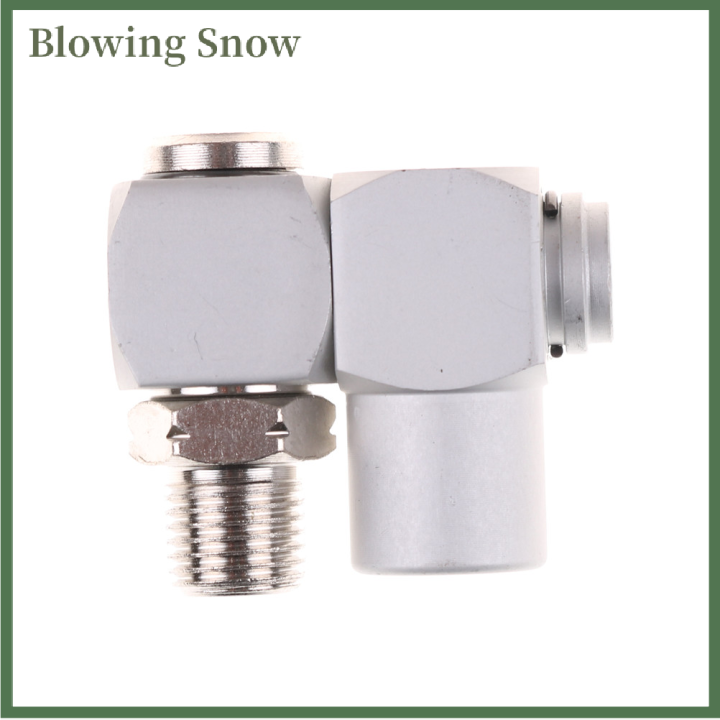 Blowing 360 Swivel Air Line Connector 1/4″ BSP Pneumatic Fitting Screw ...