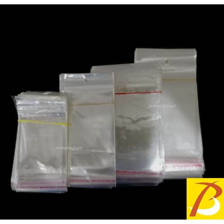 100/200pcs Sealable Clear Plastic Small Sizes Adhesive Transparent OPP ...