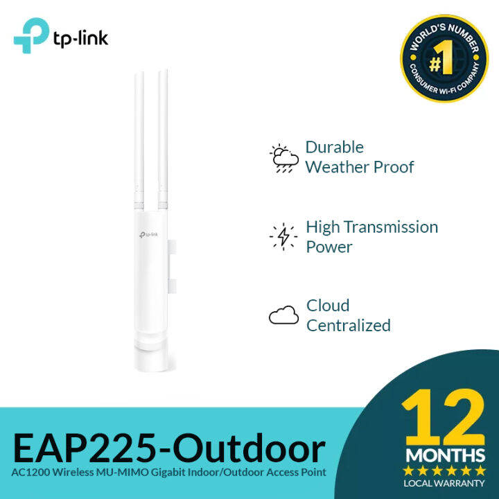 TP-Link Omada EAP225-Outdoor 300Mbps Wireless N Outdoor Access Point ...