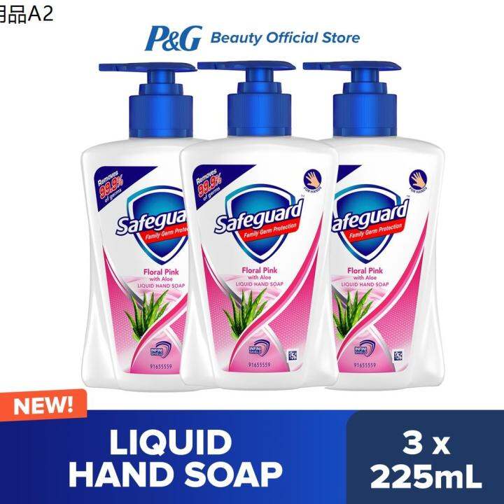 Safeguard Pink Liquid Hand Soap 225mL Trio☝ | Lazada PH