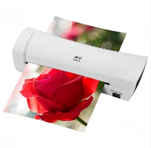 A-4 SL-200 Hot and Cold Laminator Machine with Paper Cutter and Corner Rounder For Home/Office ...