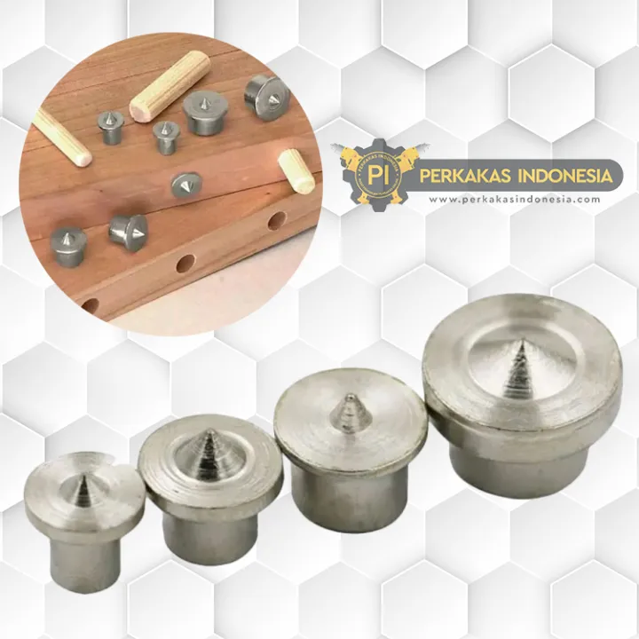 Mata Bor Dowel Center Point PIN SET 4Pcs Penyambung Lubang Kayu Dowel ...