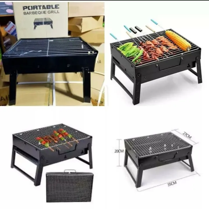 Alat Pemanggang Barbeque Grill Portable / BBQ Portable Lipat Multi ...