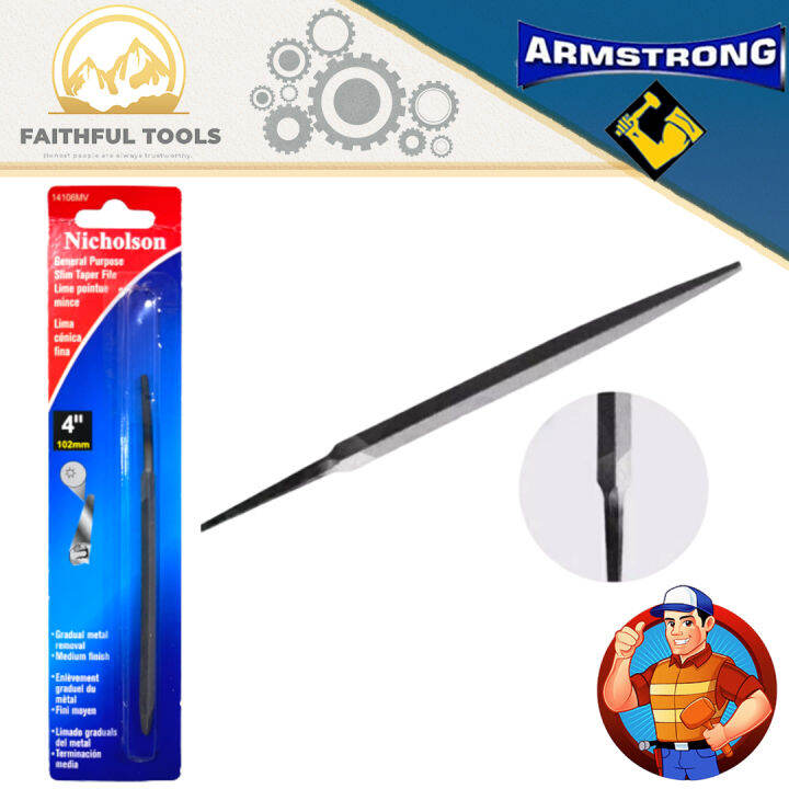 NICHOLSON SAW FILE burr engineers file for woodworking cutoff 4 | Lazada PH