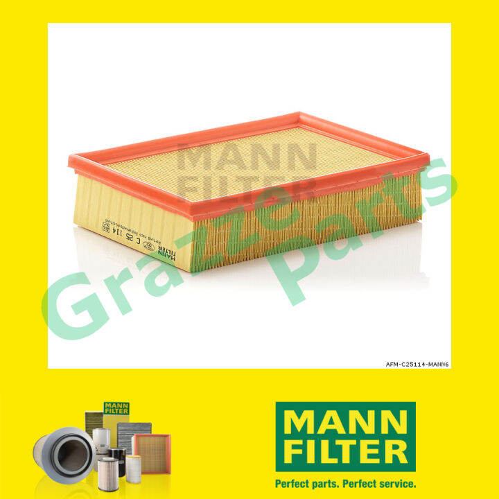 100% Original Mann Engine Air Filter C25114 C 25 114 LX343 LX3953 for BMW 5 Series E39 520i 523i ...