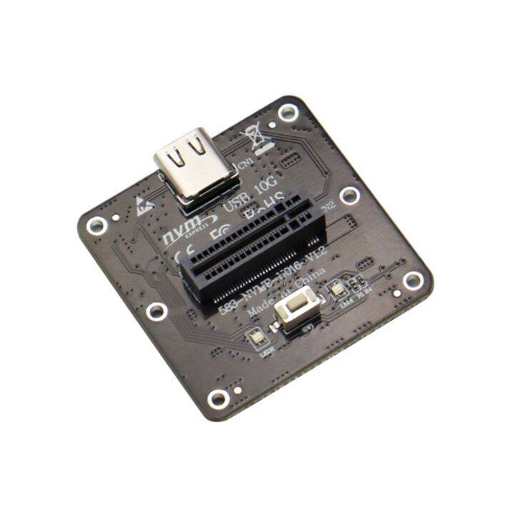 M.2 NVMe to Type-C 3.1 SSD Adapter M2 to USB-C 3.1 Internal Converter Card Adapter 10Gbps Type-C ...