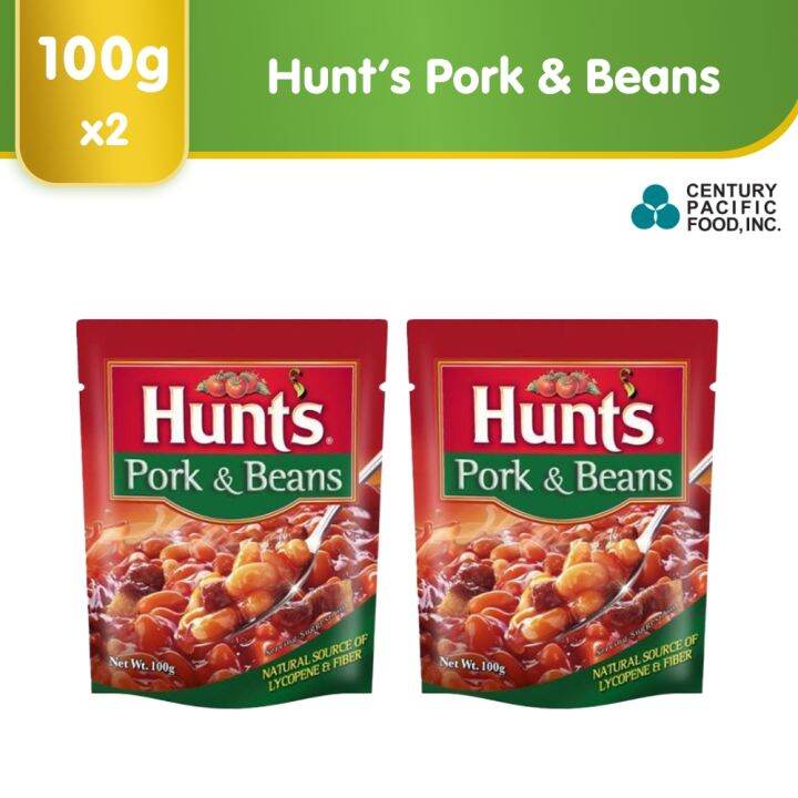 Hunt's Pork & Beans 100G (Pouched) Pack of 2 | Lazada PH