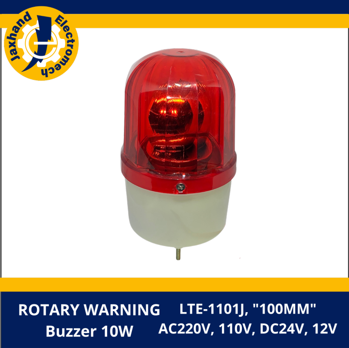 ROTARY WARNING LIGHT 10W LTE-1101J, 12V, 24V, 110V, 220V * Jaxhand ...