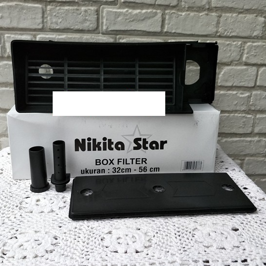 Box kotak filter kosong atas ukuran medium sedang 30cm aquarium ...