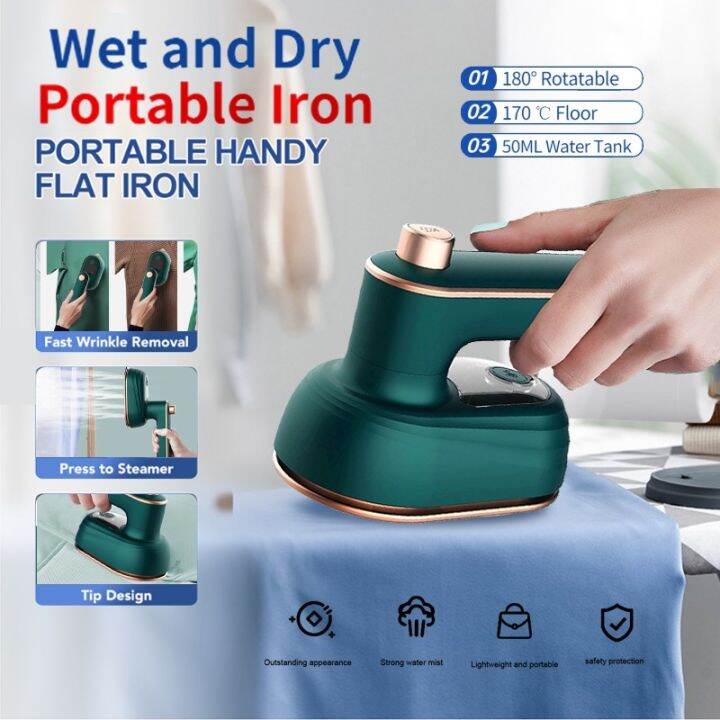 Handheld Steamer Iron 2-in-1 Dry And Wet Iron Handheld Garment Steam ...