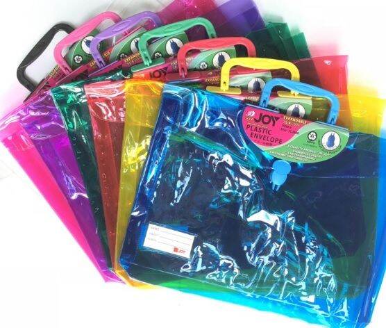 Joy Expandable Plastic Envelope Push Lock Long with Handle | Lazada PH
