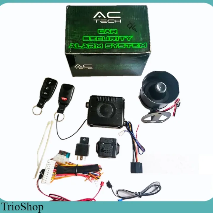 AC TECH SECURITY CAR ALARM SYSTEM UNIVERSAL KEYLESS ENTRY | Lazada PH