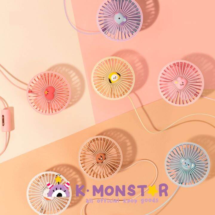 🇰🇷 [BT21 OFFICIAL] BTS BABY CHARACTOR LED USB FAN | Lazada PH