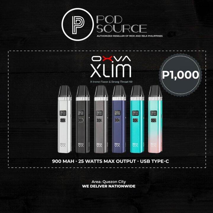 HOT [AUTHENTIC] OXVA Xlim V1 V2 Pod Kit 900 mAh with 3 Months Waranty c ...