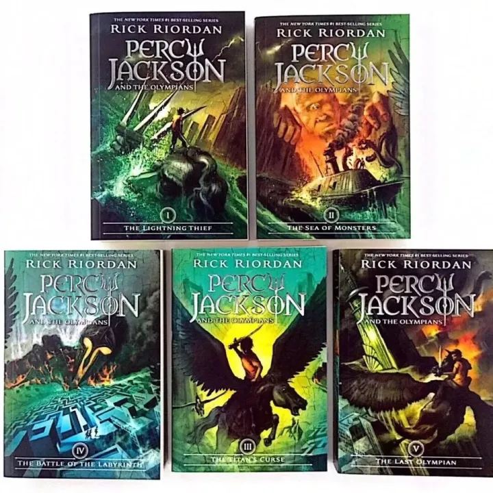 NO BOX Percy Jackson Complete 5-Book Boxed Set by Rick Riordan teen ...