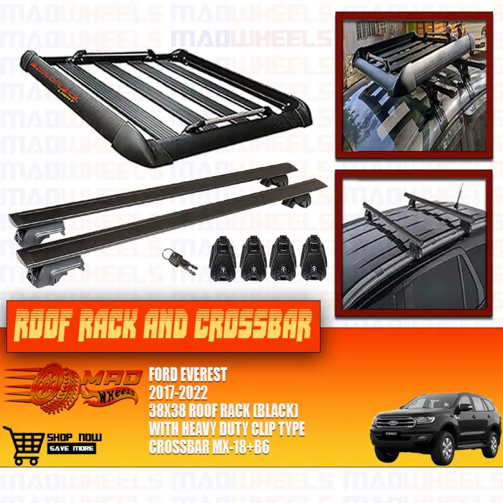 Ford Everest 2017-2022 Universal Aluminum Roof Rack / RoofRack Top Load ...