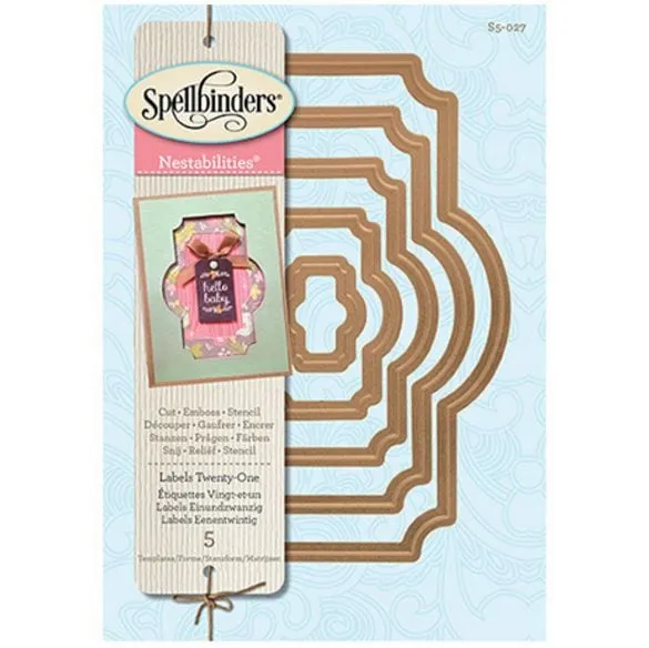 Labels 21 Spellbinders Nestabilities Dies | Lazada PH