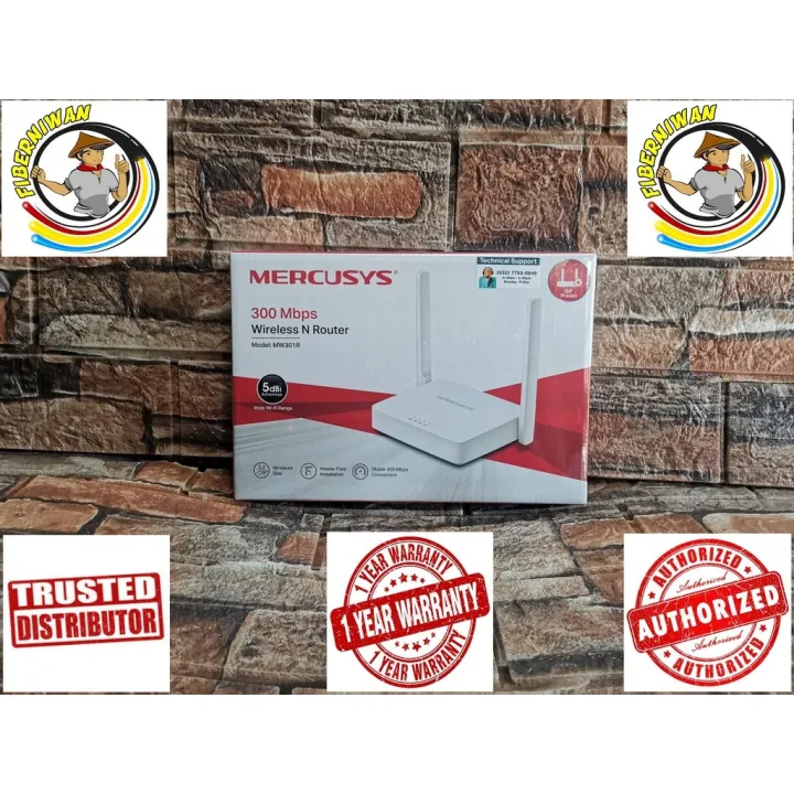 Network Components Mercusys MW301R 300Mbps Wireless N Router ( Powered ...