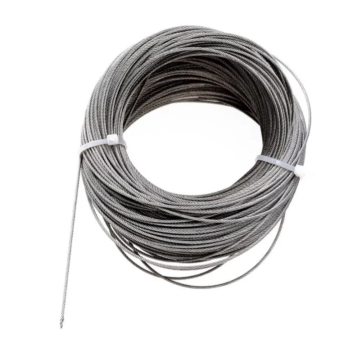 304 Stainless Steel Washing Clothes Line Rope Long Roll Of 50 Meters ...