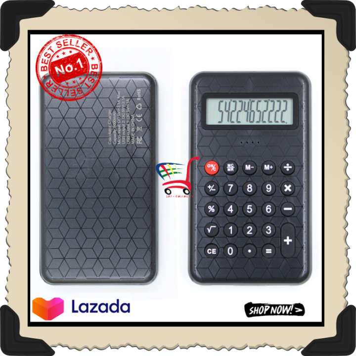 Authentic Calculator Powerbank 8000mAh Dual Output Power Bank ...
