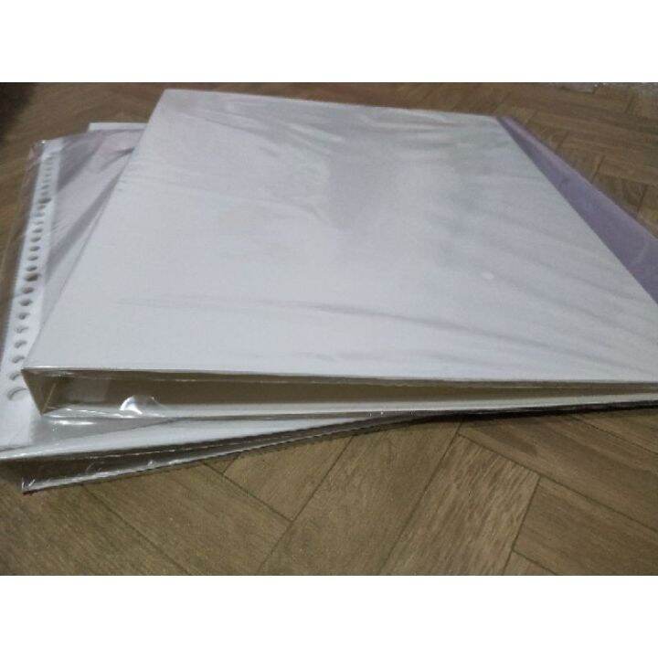 clearbook with spring and without spring with plastik cover can add on ...