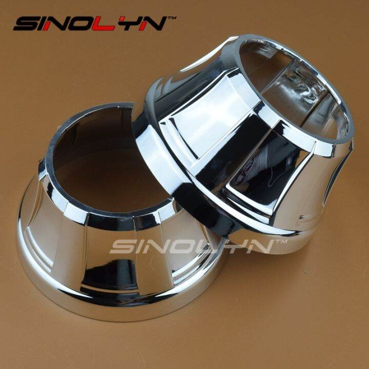 Sinolyn Projector Shrouds Pegasus Bezels For 3.0 Hella 3R G5/Koito Q5 ...