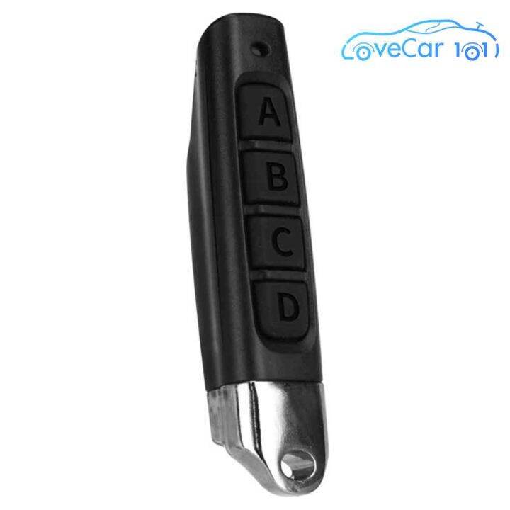 ABCD 433MHz รีโมทคอนโทรลประตูโรงรถเครื่องเปิดประตูไฟฟ้า Clone Key Fob ...