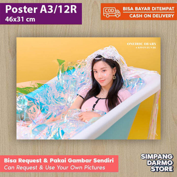 Poster IZONE atau IZ*ONE KPOP Wiz*one Terbaru Ukuran A4 A3 Besar Kecil ...