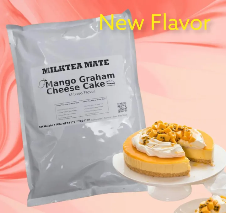 MANGO GRAHAM CHEESECAKE MILK TEA POWDER - MILKTEA MATE - MLKT - 1kg ...