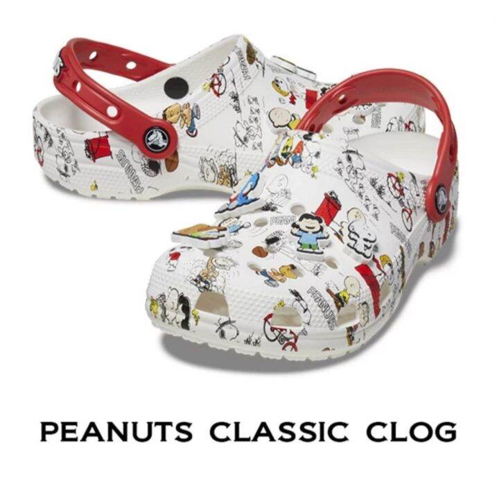 Crocs kis Peanuts SnoopyClassic Clog Sandals with eco bag OEM #COD ...