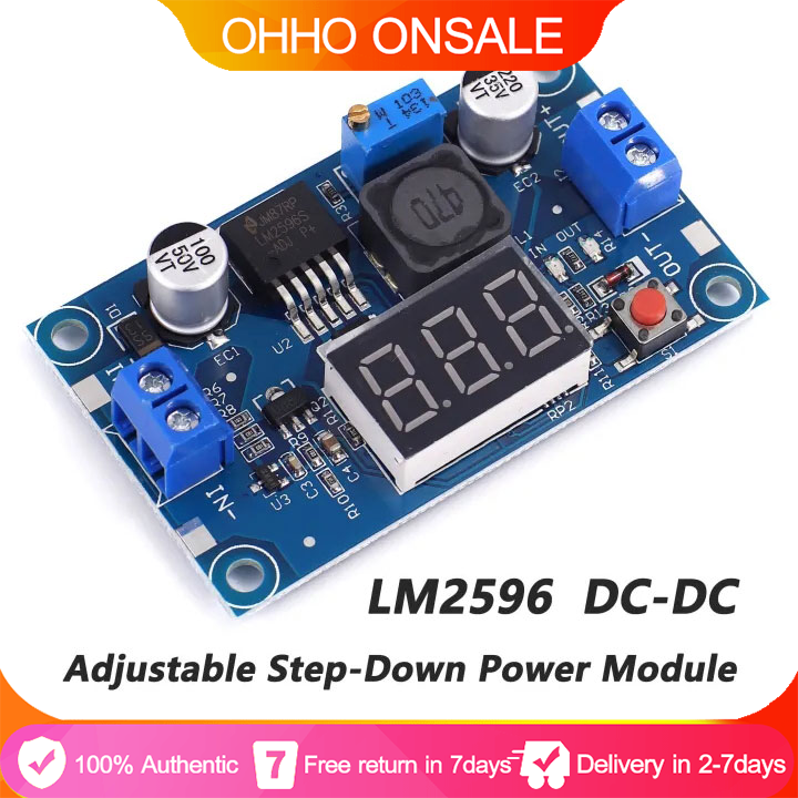 🔝Original+ 24 hours delivery LM2596 DC DC Step Down Converter Voltage ...