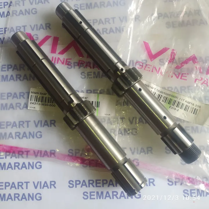 as main shaft viar 150 200 as rasio transmisi tipe drat / baut original ...