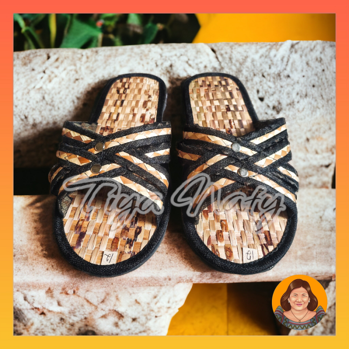 ABACA SLIPPERS ADULT Men Women Home Simple Plain Indoor Abaca Tsinelas ...