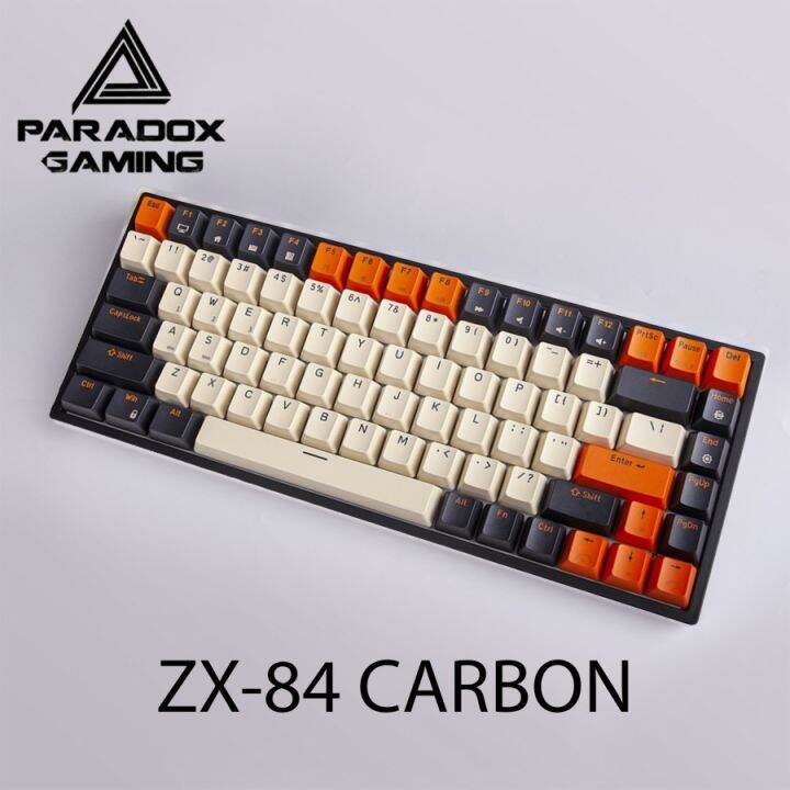 PARADOX GAMING MECHANICAL KEYBOARD GHOST ZX84 CARBON WIRELESS RGB ...
