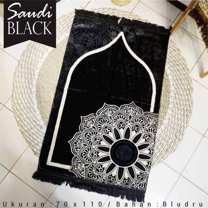 Sajadah Turkey Platinum Kiswah Hitam Hajar Aswad Bahan Bludru Premium ...
