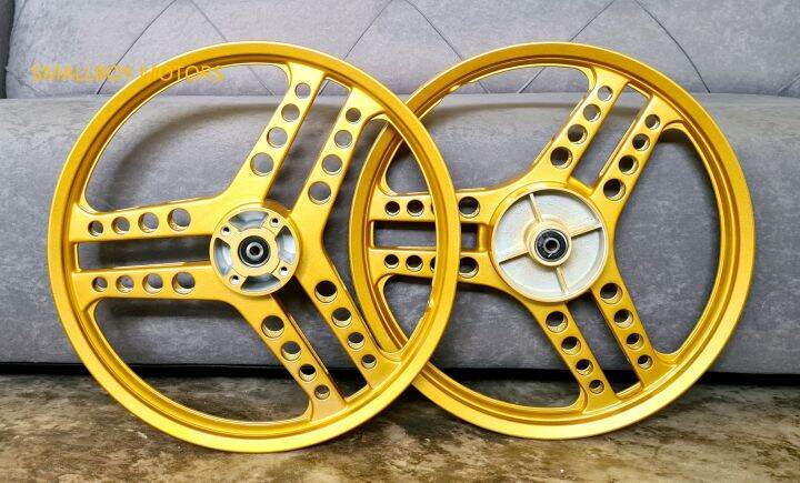 YAMAHA LC135 V1 V2 V3 V4 V5 V6 SPORT RIM 17 GOLD 3 KAKI BATANG BEARING ...