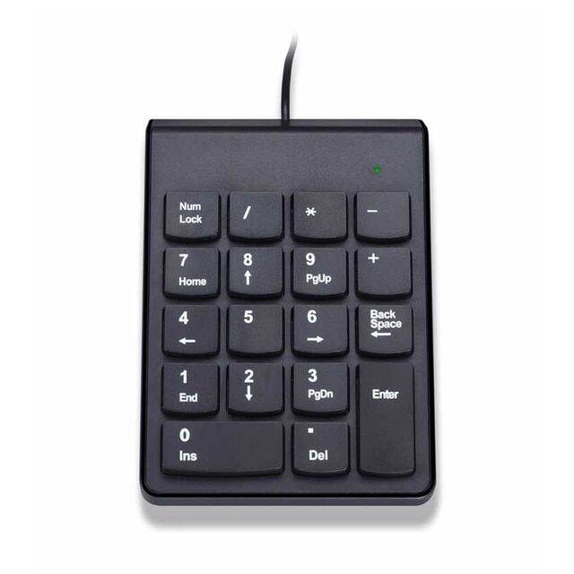 USB Wire Numeric Keypad Numpad 18 Keys Small-Size Digital Keyboard For ...