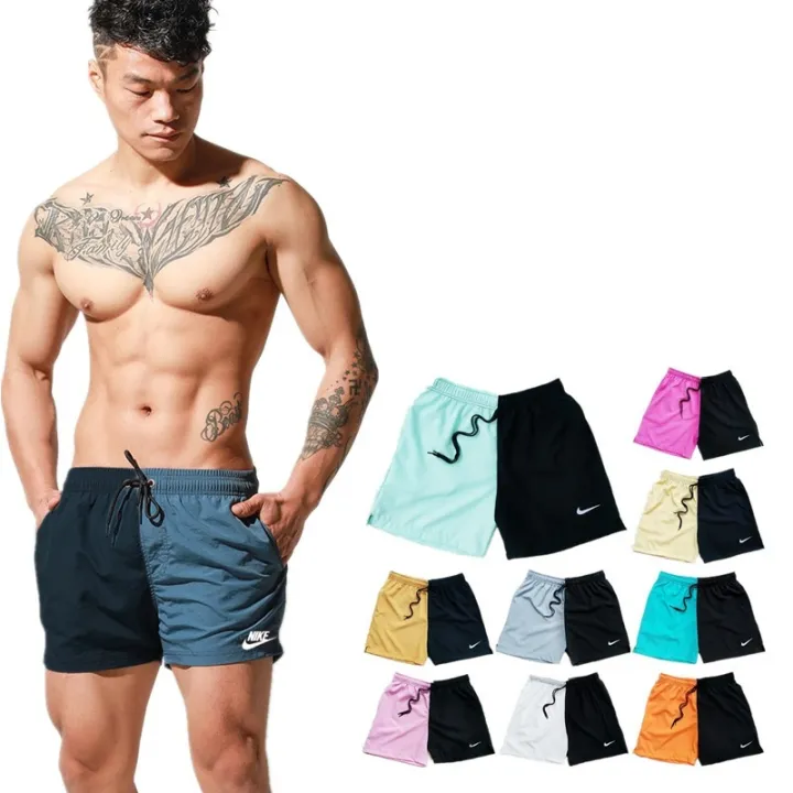 New Trendy Two-toned Taslan Short For Men Stretchable JB32 COD JINFENG ...
