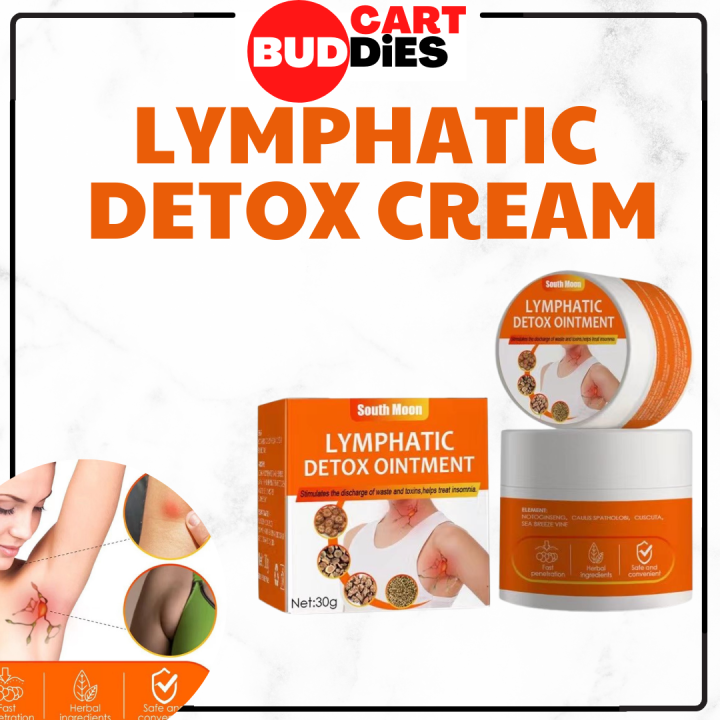 Original Lymphatic Detox Cream Neck Lymph Patch Anti-Swelling Herbs ...