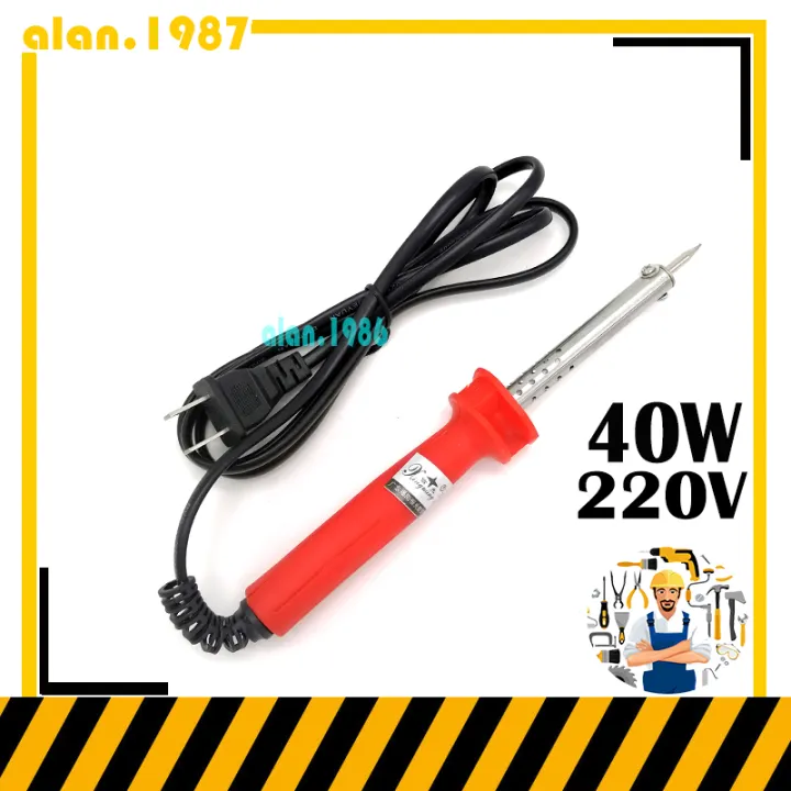 40W Soldering Iron 220 V (red) | Lazada PH