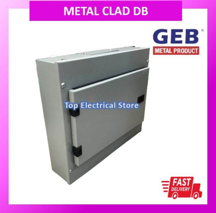 GEB EPS METAL CLAD DB 2 ROW DISTRIBUTION BOX GT214 ELECTRICAL BOX KOTAK ...
