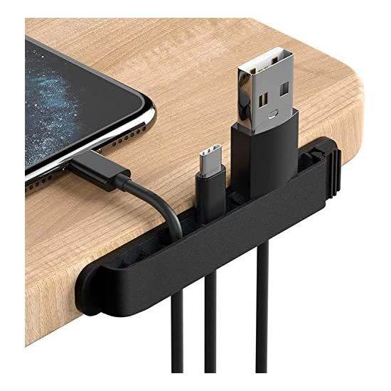 PZOZ 3 pieces Cable Holder PC Cable Clip 11 Hole Charge Cable Fixing ...
