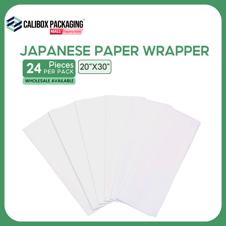 Calibox Packaging Japanese Paper 20"x30" Tissue Paper Gift Wrapper ...