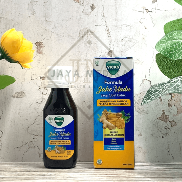 Vicks Formula Jahe Madu Sirup 56 ml - Meredakan Batuk | Lazada Indonesia