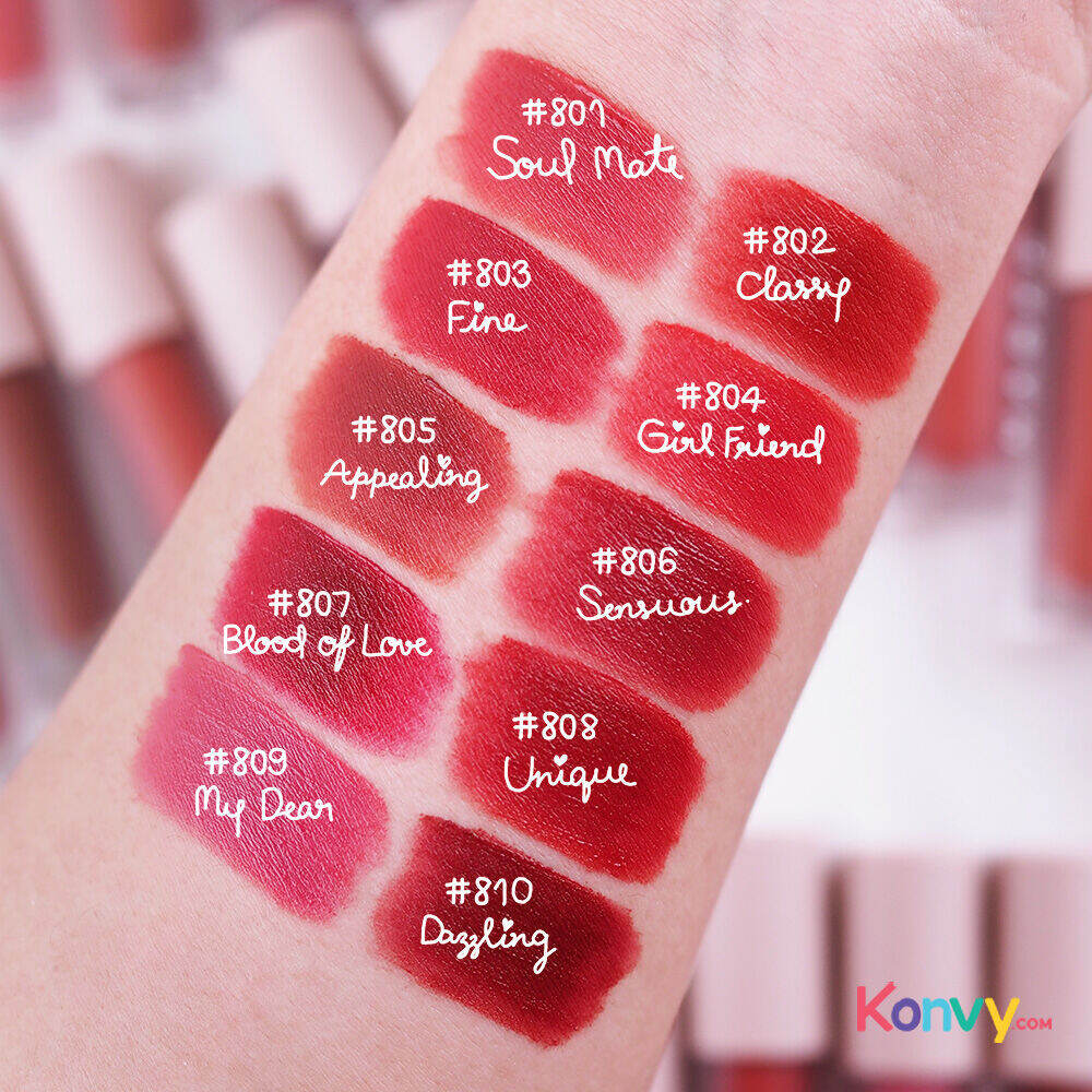 Naree Velvet Matte Creamy Lip Colors 3ml #823 Adorable | Lazada.co.th