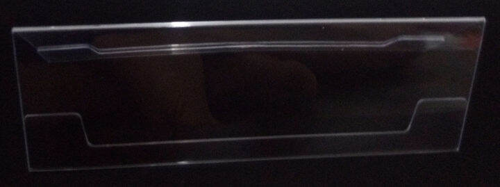 V Shape Horizontal Double Sided Acrylic Table Standee - Extra High 12 x ...